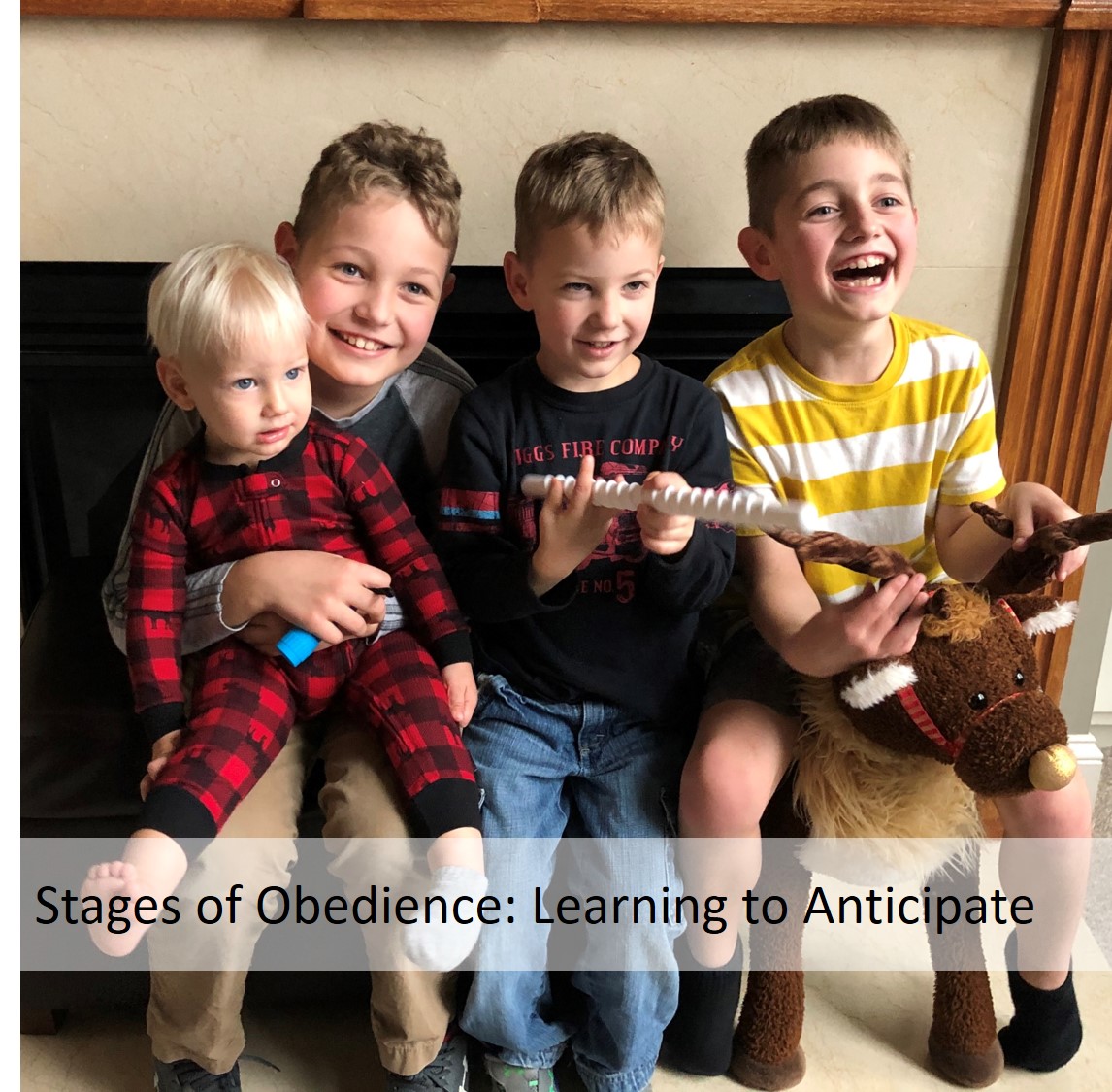 Stages of Obedience: Learning to Anticipate – Lucy with the Broken Sword